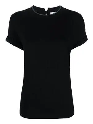BRUNELLO CUCINELLI Brunello Cucinelli Embellished Crewneck T-Shirt