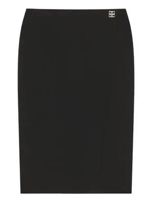 Givenchy 4g Plaque Mini Skirt - Black