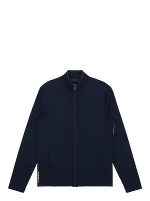 Prada Zip-up Long-sleeved Casual Jacket - Black