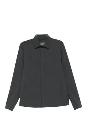 Herno Shirt Collar Pocket Jacket - Black