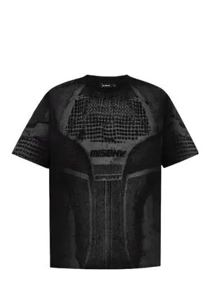 MISBHV Textured-print T-shirt - Black