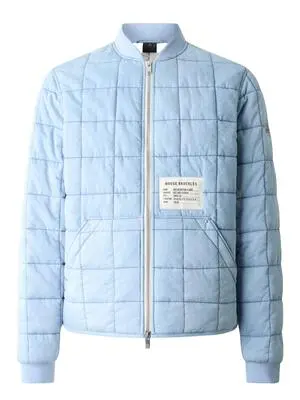 Moose Knuckles Quilted Zip-up Jacket - Light Denim Blue