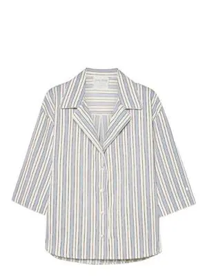 FORTE_FORTE Striped Shirt - Sky