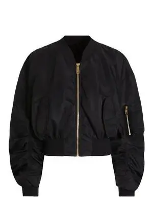Dolce & Gabbana Zip-up Bomber Jacket - Black
