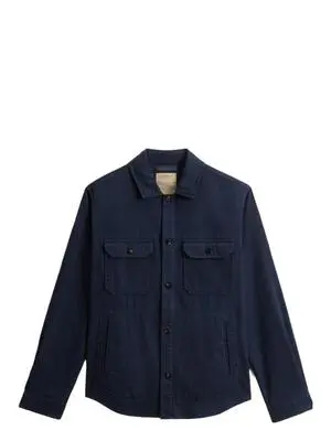 Woolrich Safari Overshirt - Melton Blue