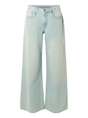 R13 Flared Cotton Jeans - Green