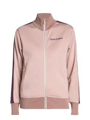 Palm Angels Logo-print Zip-up Track Jacket - Pink