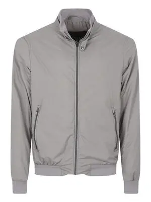 Herno Long-sleeved Zip-up Casual Jacket - Gray