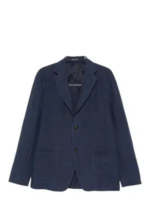 Emporio Armani Long-sleeved Suit Jacket - Black