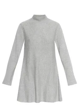 LISA YANG Serina Long-sleeve Mini Dress - Gray