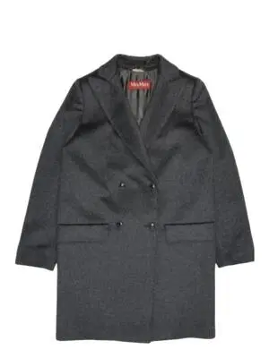 Max Mara Lapel Coat - Gray