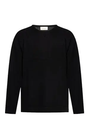 Officine Générale Raglan Sleeve Crewneck Sweater - Black