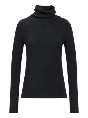LISA YANG Button Detailed Roll Neck Sweater - Eclipse
