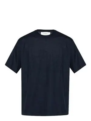LISA YANG Crew-neck T-shirt - Navy