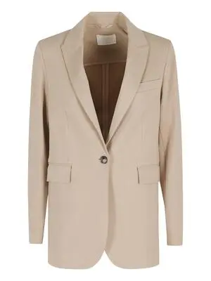 CIRCOLO 1901 Single-breasted Blazer - Nude