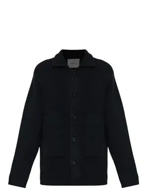 LISA YANG Button-fastening Cardigan With Patch Pockets - Black
