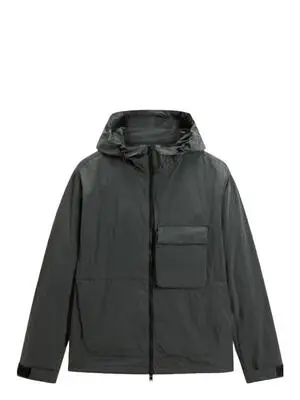 Woolrich Olmetex Zip-up Hooded Jacket - Forest Veil