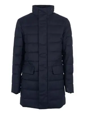 SAVE THE DUCK High Neck Padded Coat - Black