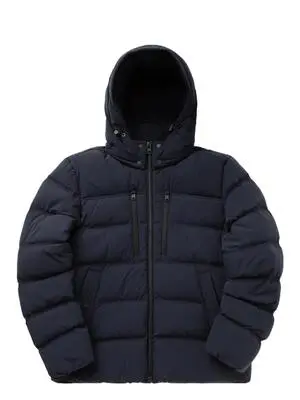 Woolrich Zipped Hooded Down Puffer Jacket - Black