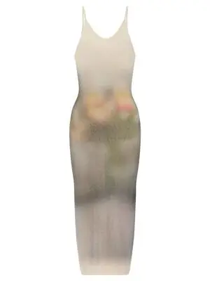 MAISON MARGIELA Knit Maxi Dress - Nude