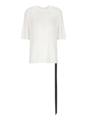 Rick Owens Rick Owens Drkshdw Walrus Tail Detail T-Shirt White