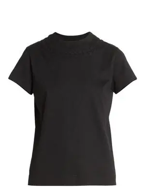 GIVENCHY Givenchy Embossed Chain Collar Slim-Fit T-Shirt