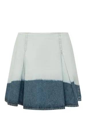 Marni Marni Dip-Dye Pleated Skirt No