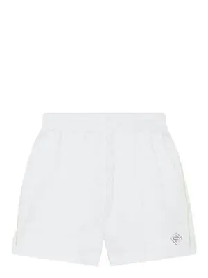 Casablanca Towelling Monogram Bermuda Shorts - White