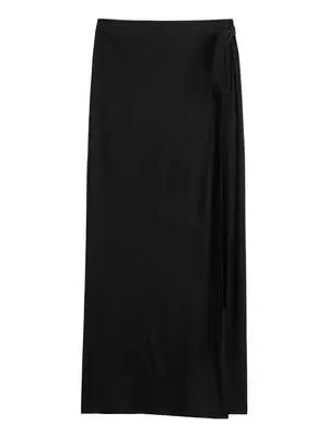TOTEME Tie-fastened Midi Skirt - Black