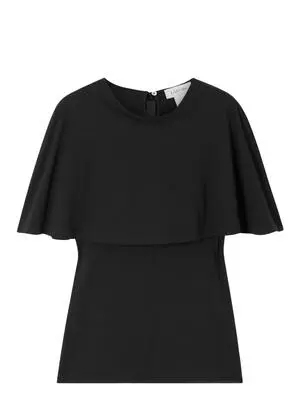 LANVIN Layered Detail T-shirt - Black