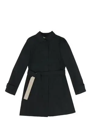 Max Mara Waist Belted Coat - Black