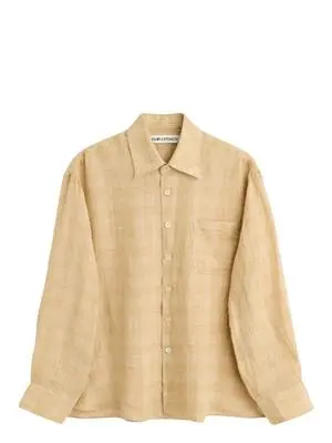 Our Legacy Above Check Gauze Shirt - Vacay Check