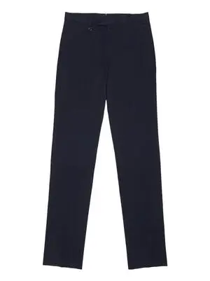 FERRAGAMO Straight Leg Trousers - Black
