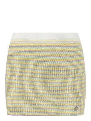 Casablanca Striped Mini Skirt - Multicolor