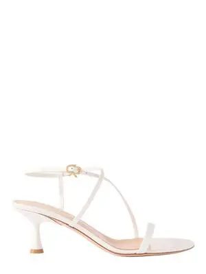 GIANVITO ROSSI Gianvito Rossi Leather Sandals With Fluted Heels