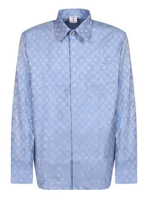 Casablanca Monogram Patterned Shirt - Blue
