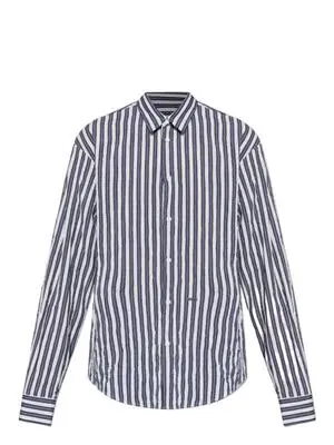Dsquared2 Crinkled Striped Shirt - Gray