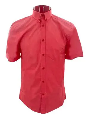 VERSACE Versace Lapel Short-Sleeved Shirt