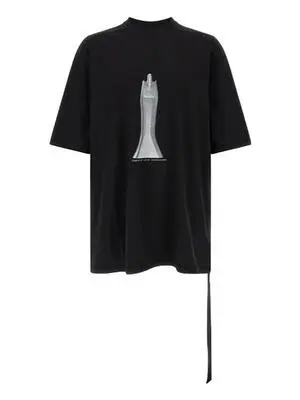Rick Owens Jumbo Crewneck T-shirt - Black