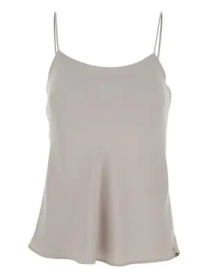 Herno Flared Camisole Top - Beige