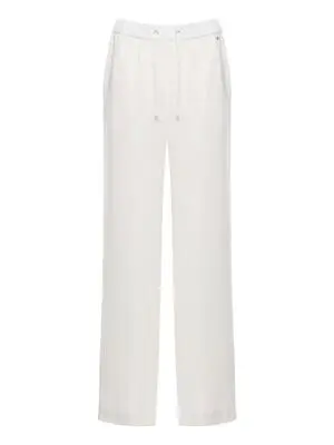 Herno Herno Wide-Leg Drawstring Pants White