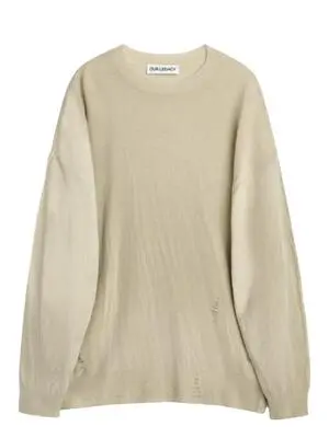 Our Legacy Distressed Crewneck Sweater - Nude