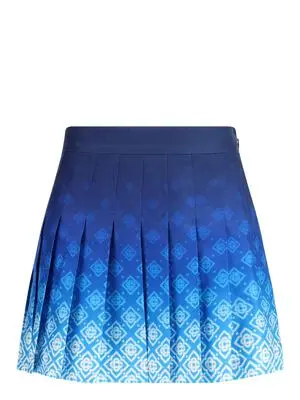 Casablanca Tie-dye Pleated Mini Skirt - Blue