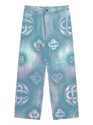 Casablanca Belt Loops Jeans - Monog