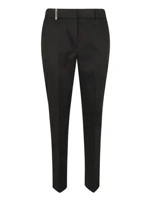 Peserico Tailored Casual Pants With Belt Loops - Black