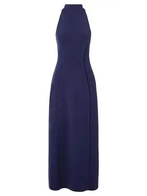 Cult Gaia Keller Stretch-knit Turtleneck Midi Dress - Blue