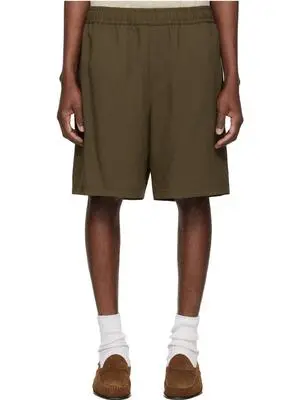 WOOYOUNGMI Twill Shorts - Brown