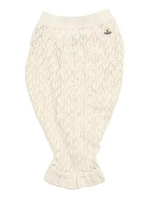 VIVIENNE WESTWOOD Ella Knit Skirt - Off White