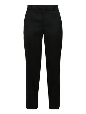 Casablanca Monogram Straight-leg Tailored Trousers - Black