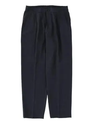 Herno Drawstring Linen Pants - Black